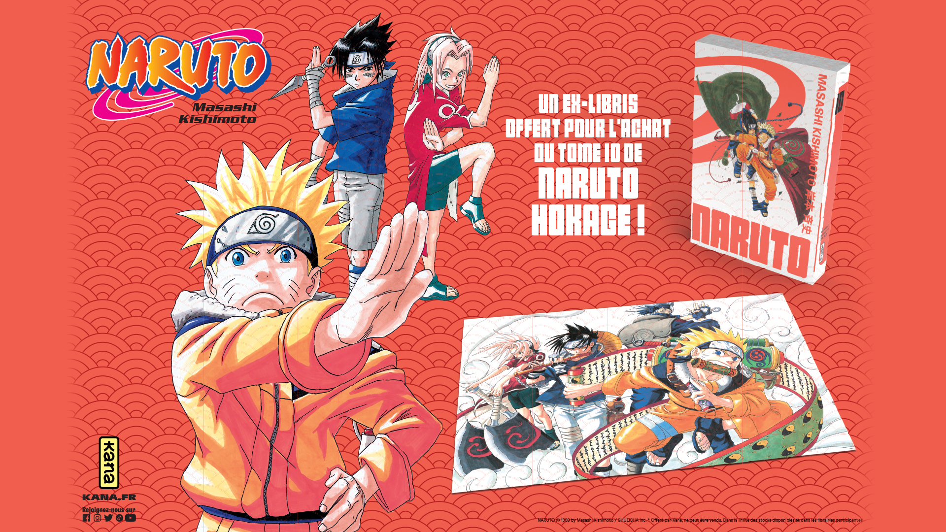 Goodies : un ex-libris offert pour l’achat de NARUTO – ÉDITION HOKAGE ...