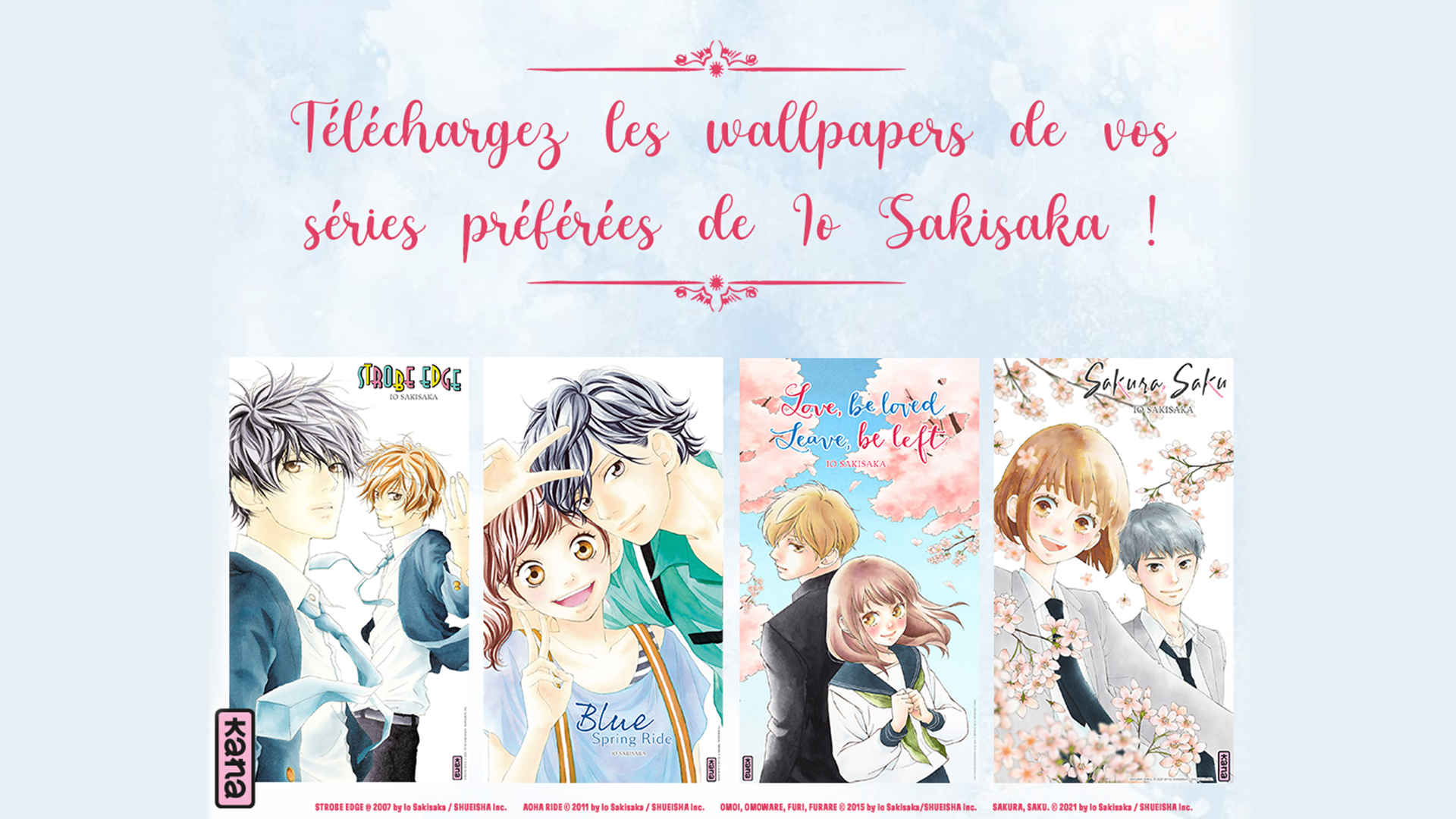 Io Sakisaka : WALLPAPERS / FONDS D’ÉCRAN kana.fr, le site de référence ...