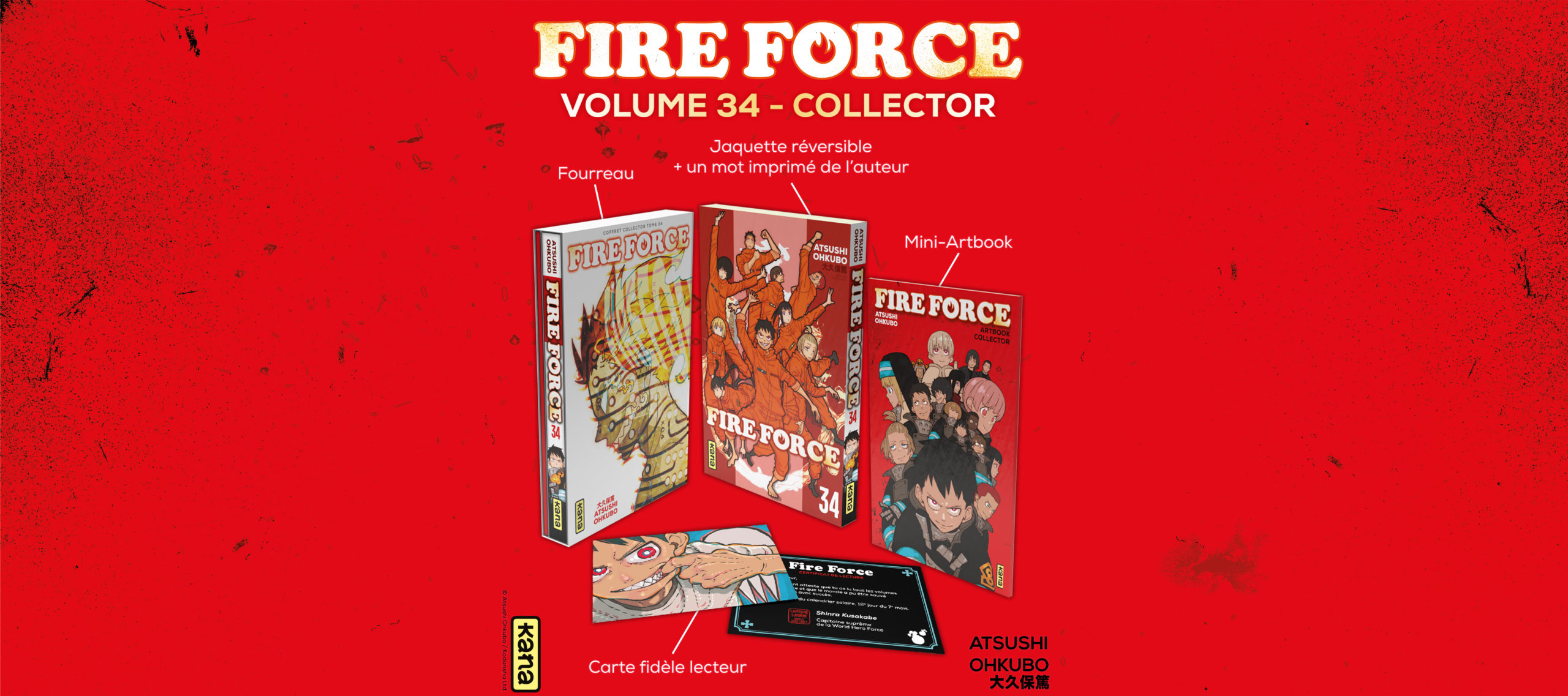 Une Édition collector pour Fire Force 34 kana.fr, le site de référence ...